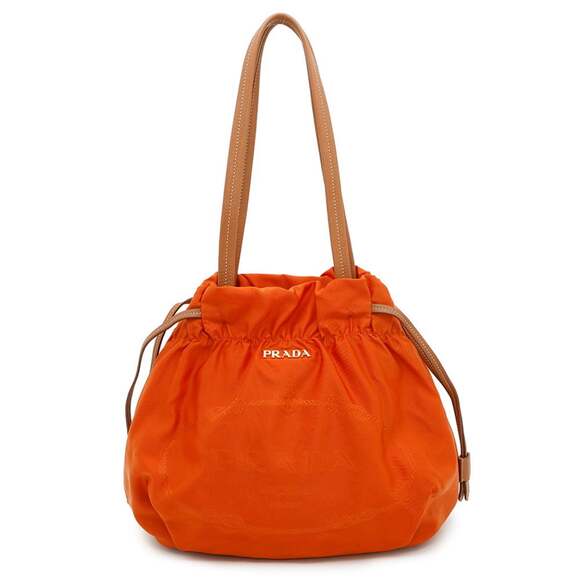 Prada | Bags | Prada Orange Shoulder Bag | Poshmark